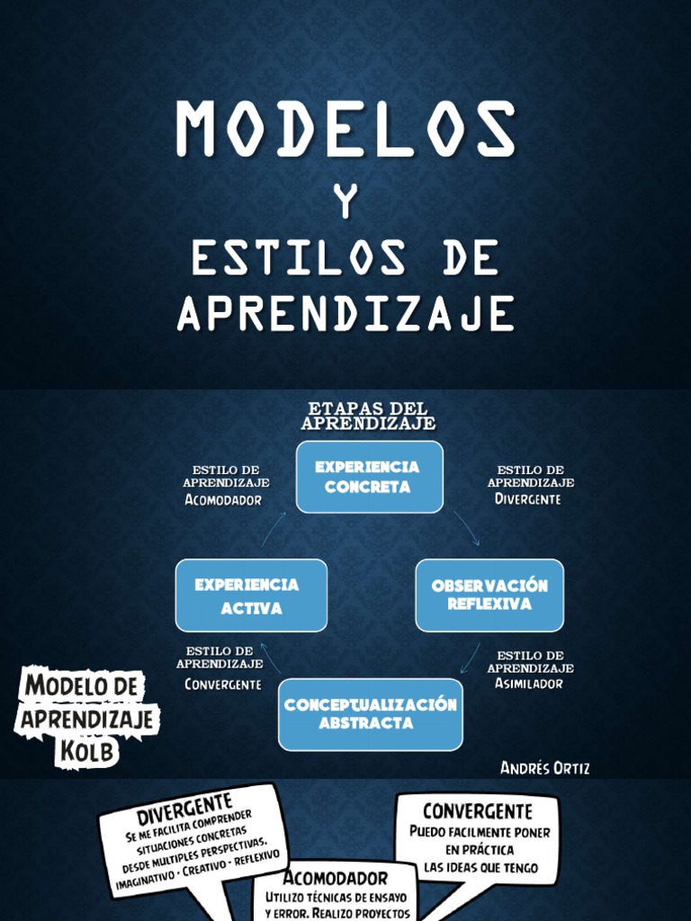 Modelos de Aprendizaje Kolb | PDF | Hemisferio cerebral | Cerebro