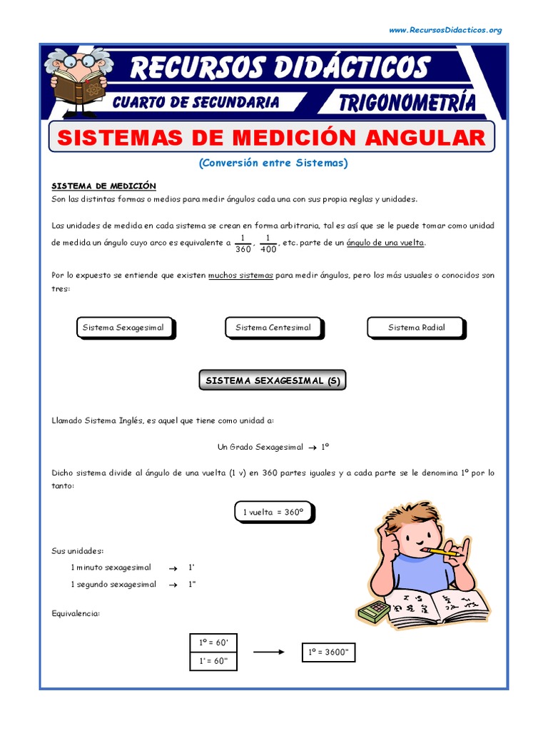Sistema de Medicion Angular | PDF | Pi | Trigonometría