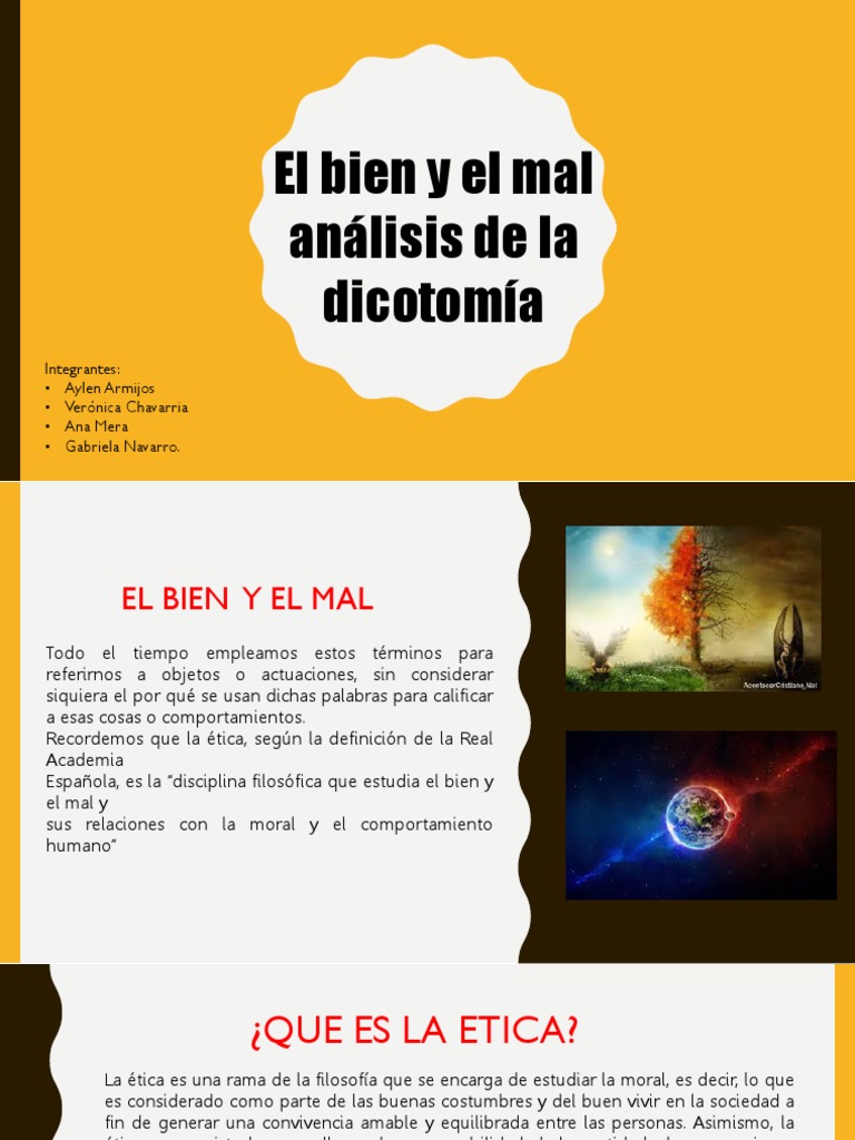 Análisis del Bien y el Mal en Ética | PDF | Mal | Moralidad
