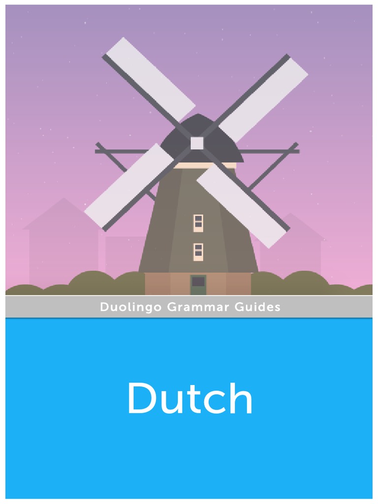 Dutch | PDF | Grammatical Gender | Perfect (Grammar)