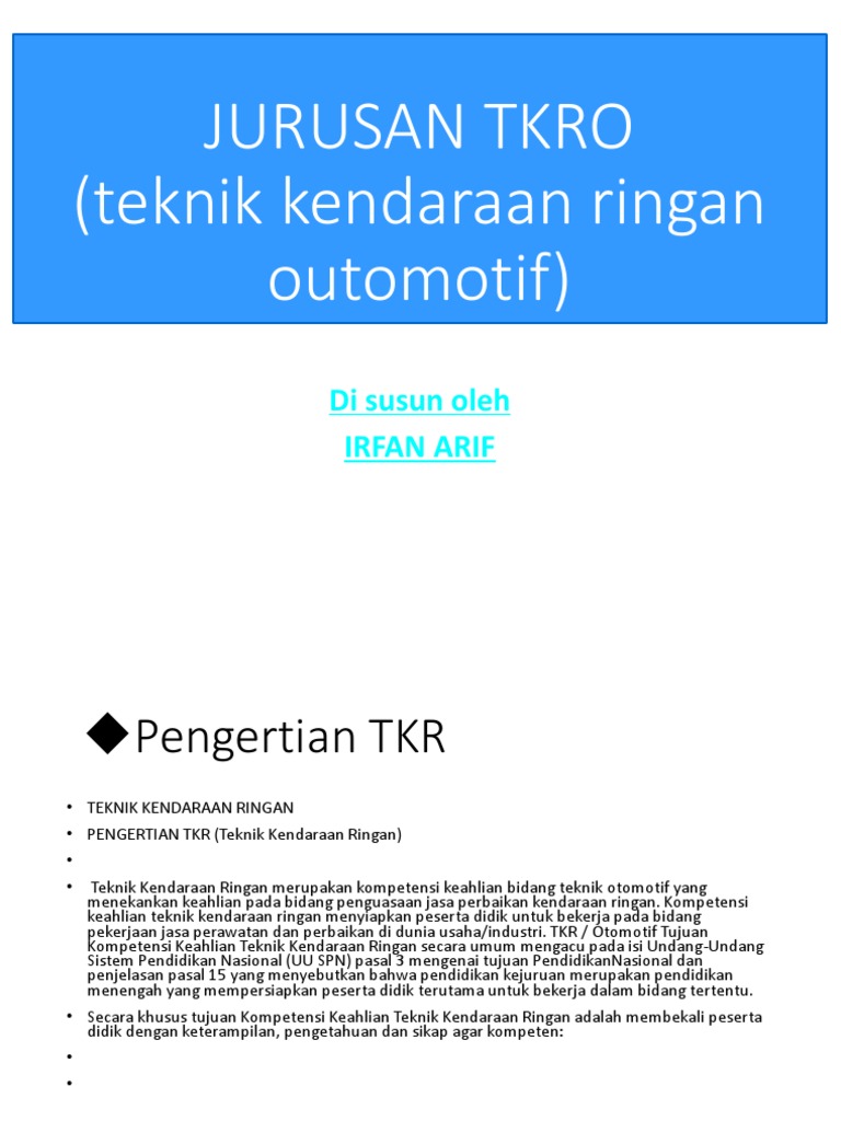 Jurusan Tkro Pdf Komputer Teknologi Rekayasa