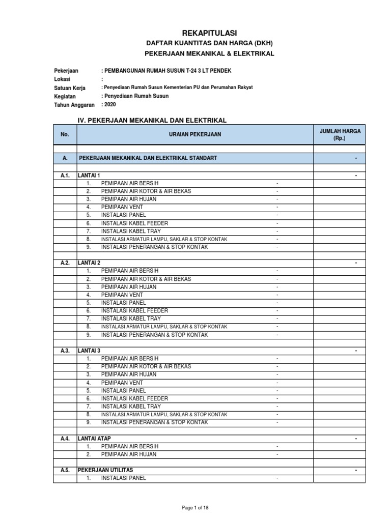 PLT Rab Me - t24 3lt Pendek | PDF