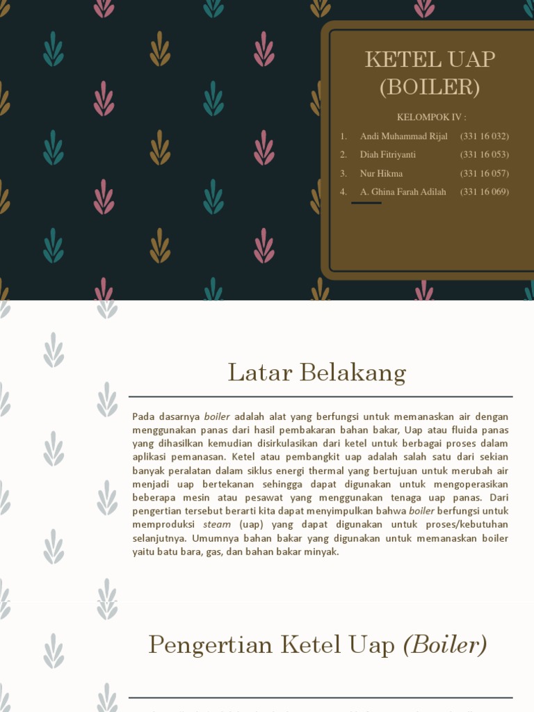 Ketel Uap (Boiler) | PDF
