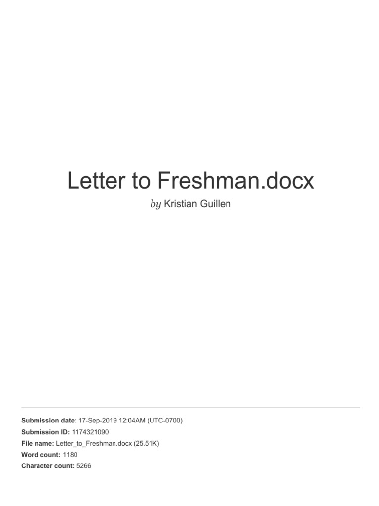 The Narrative Letter | PDF | Awareness | Narrative