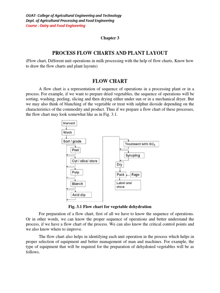 3-Process Flow Chart and Plant Layout Dairy and Food Engineering ...