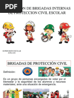 Funciones de Brigadas Escolares | PDF | Primeros auxilios | Salón de clases