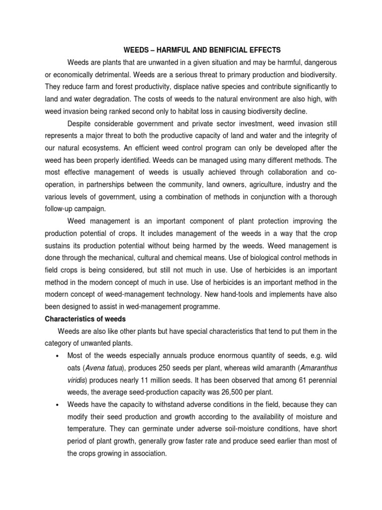Weed Management Introduction | PDF | Weed | Invasive Species