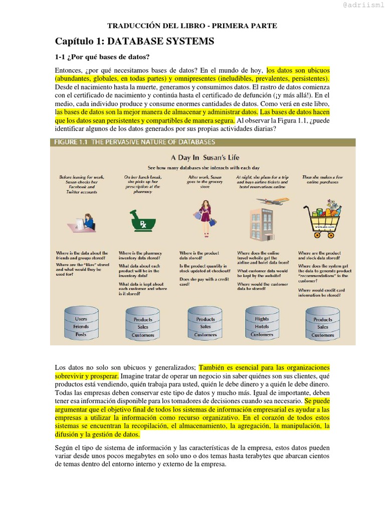 Libro Base de Datos Traducido | PDF | Bases de datos | Xml