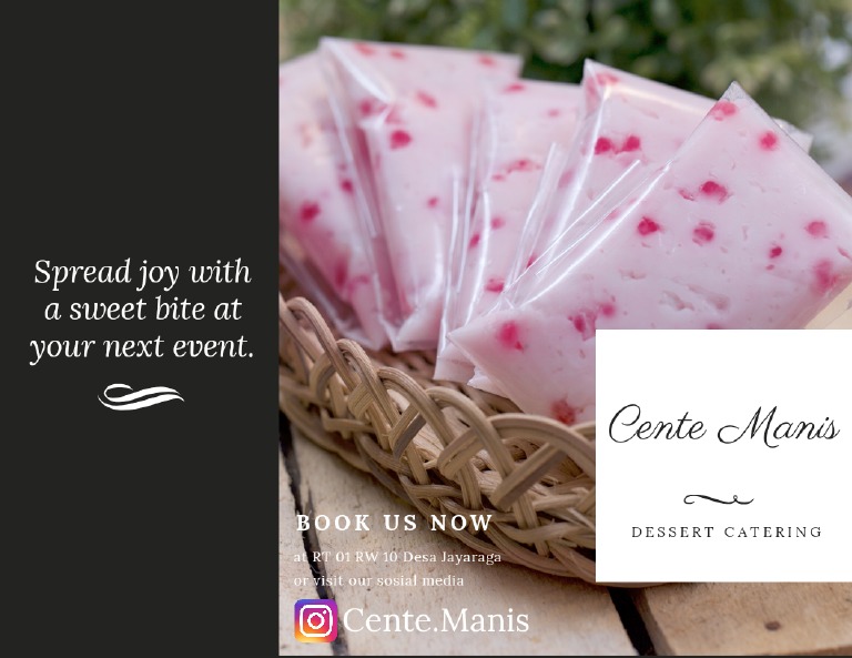Brosur Makanan Cente Manis | PDF