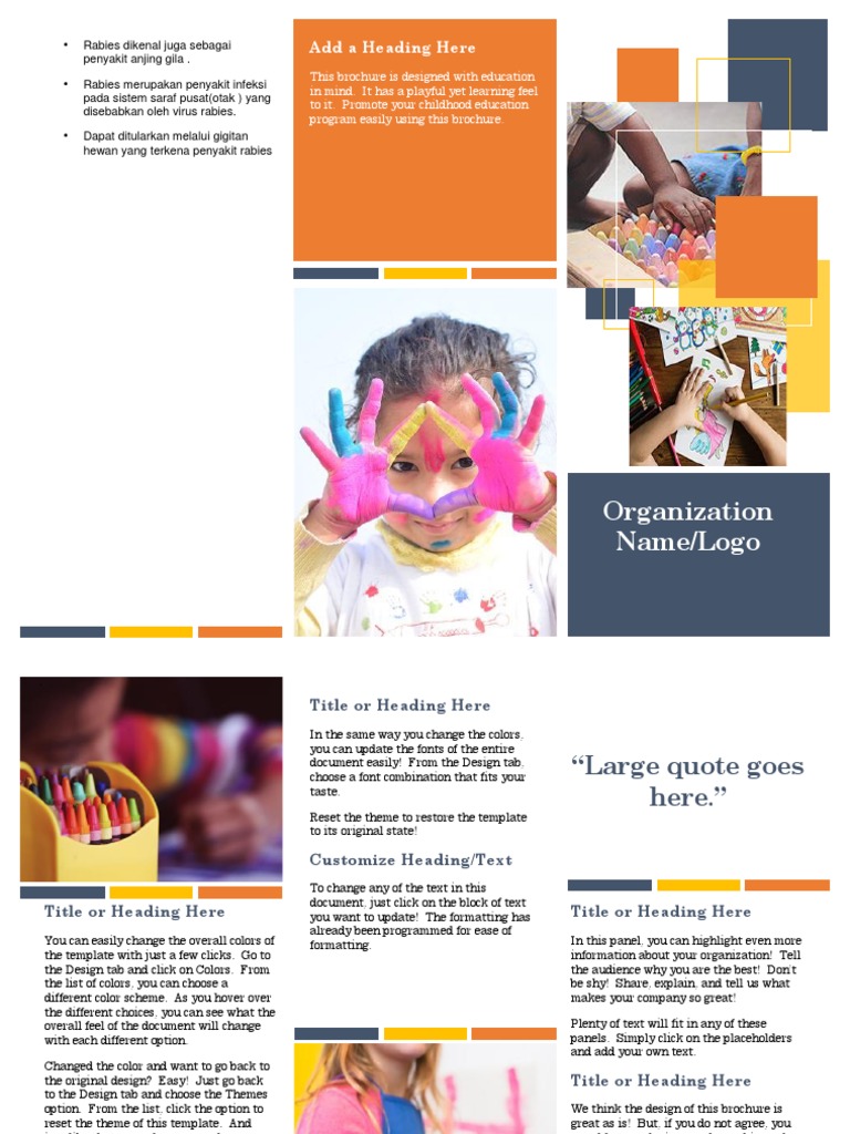 Rabies Education Brochure Template | PDF | Communication | Computing