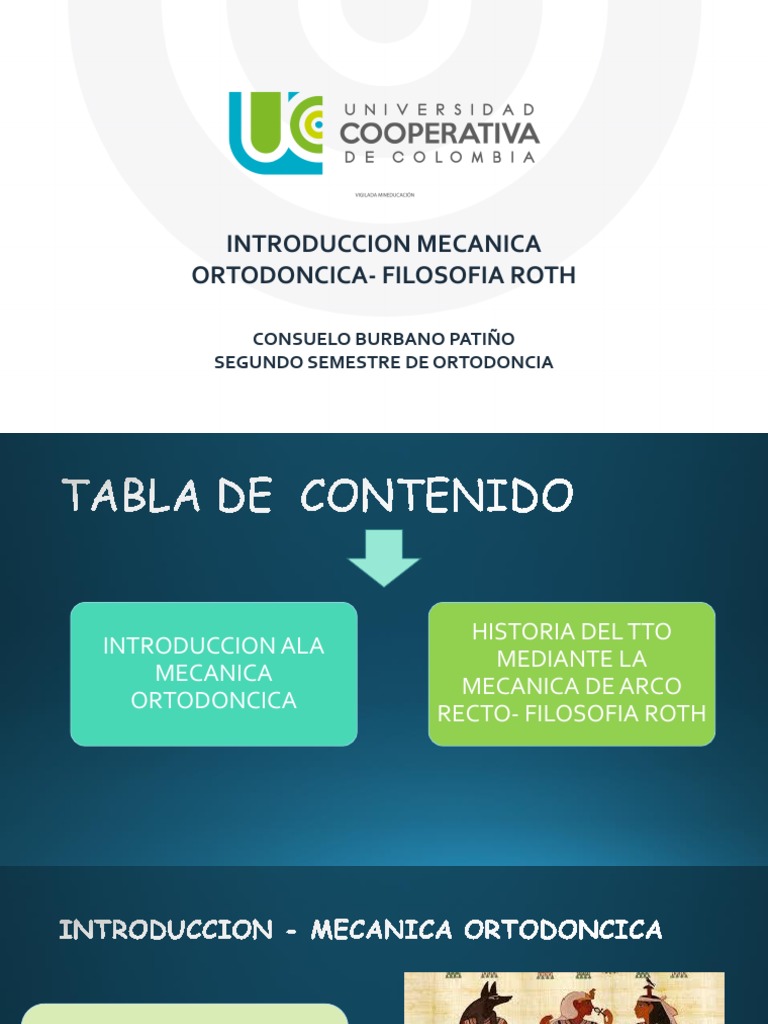 Filosofía Roth en Ortodoncia Moderna | PDF | Ortodoncia | Odontología
