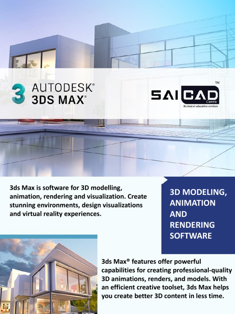 3DS Max | PDF | Autodesk 3ds Max | 3 D Computer Graphics