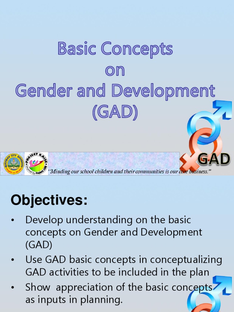 Basic Concepts On GAD | PDF | Gender | Gender Studies