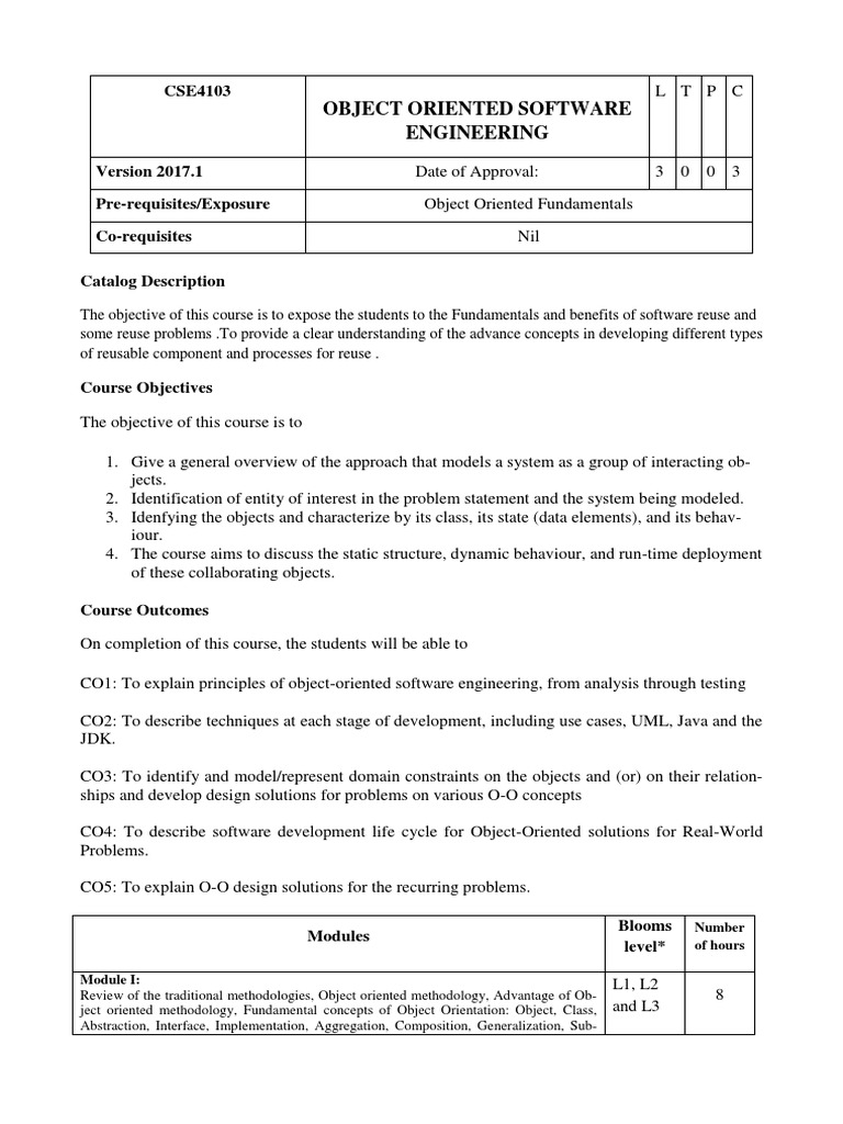 An Introduction to Object Oriented Software Engineering: Principles, Methodologies, UML Modeling ...