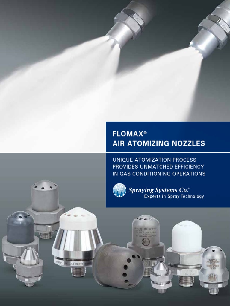 Flomax Air Atomizing | PDF | Nozzle | Flow Measurement