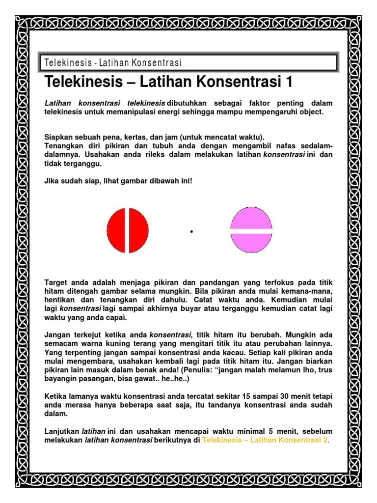 Telekinesis Bab 3 | PDF