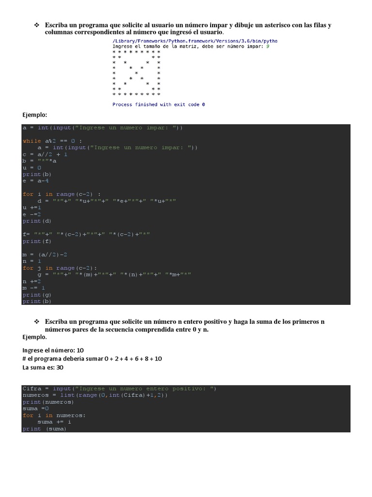 Ejercicios Programación | PDF | Índice de masa corporal | Notación