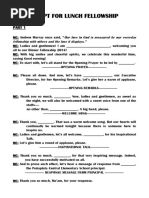 Welcome Ceremony Emcee Script | PDF