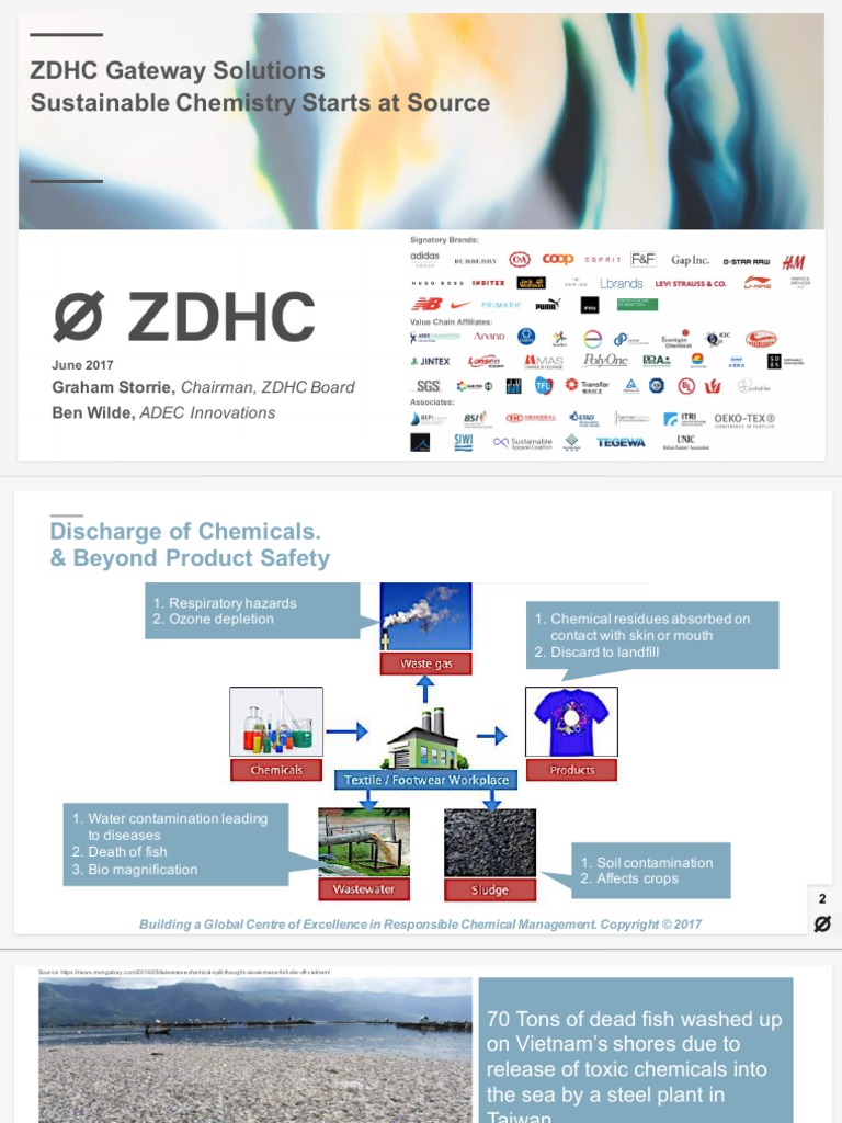 ZDHC | PDF | Supply Chain | Sustainability