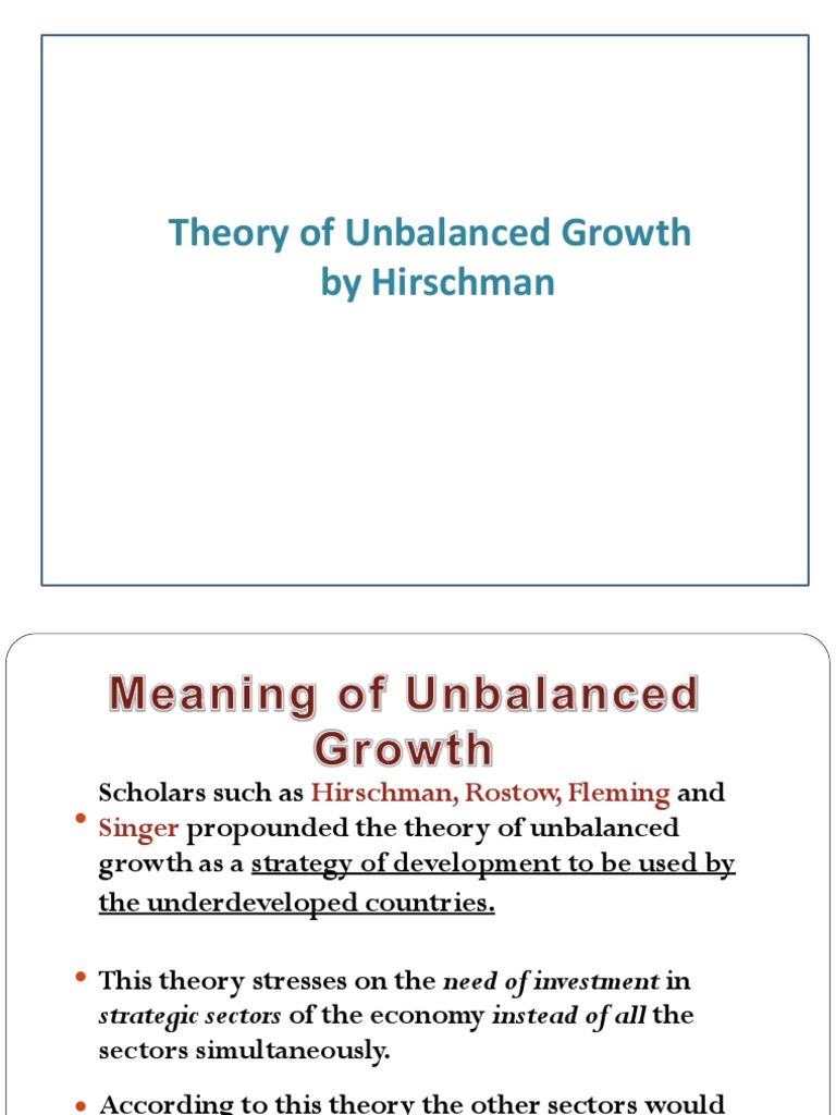 Theory of Unbalanced Growth | PDF | Economic Growth | Macroeconomics