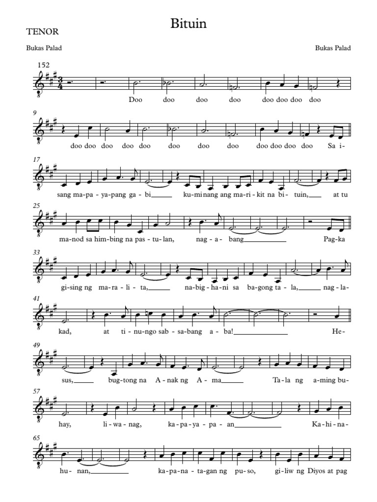 Bituin - Tenor | PDF