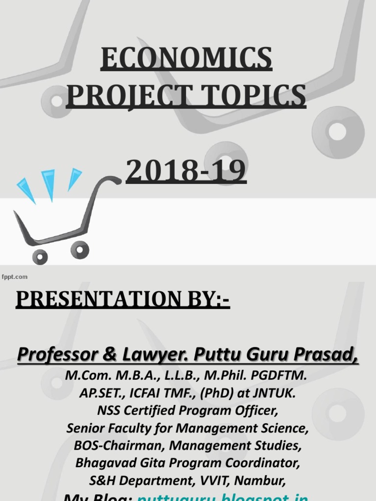 Economics Project Topics | PDF | Bankruptcy | Economics