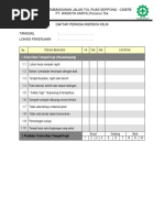 Form Checklist Kotak p3k | PDF