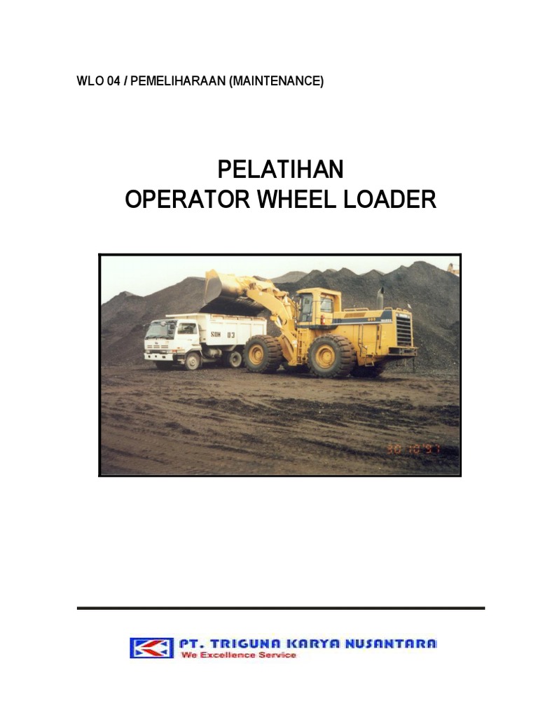 Pemeliharaan Wheel Loader | PDF