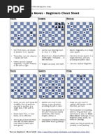 Chess Rules One Page Summary | PDF | Competitive Games | Traditional Games