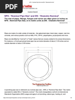 Conversion of DN Diameters To Inches | PDF | Pipe (Fluid Conveyance ...