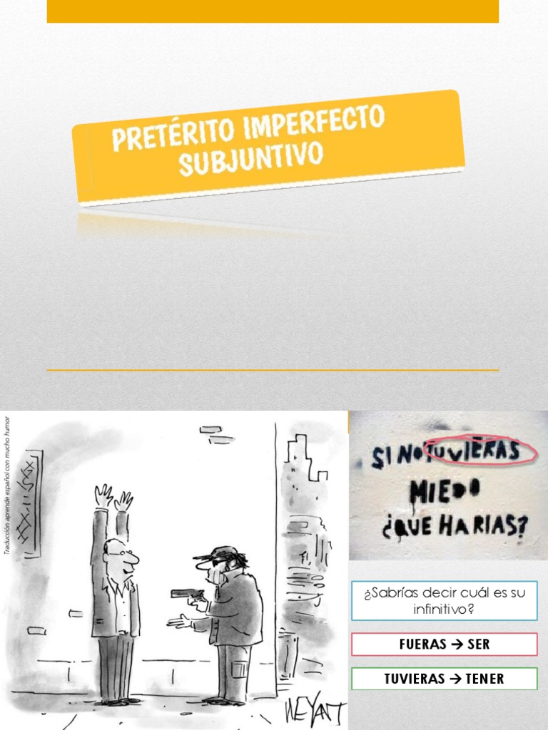 Ejercicios de Imperfecto de Subjuntivo | PDF | Morfología Lingüística ...
