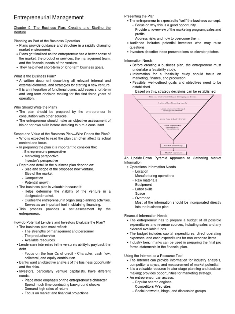 Crafting an Effective Business Plan | PDF | Business Plan ...