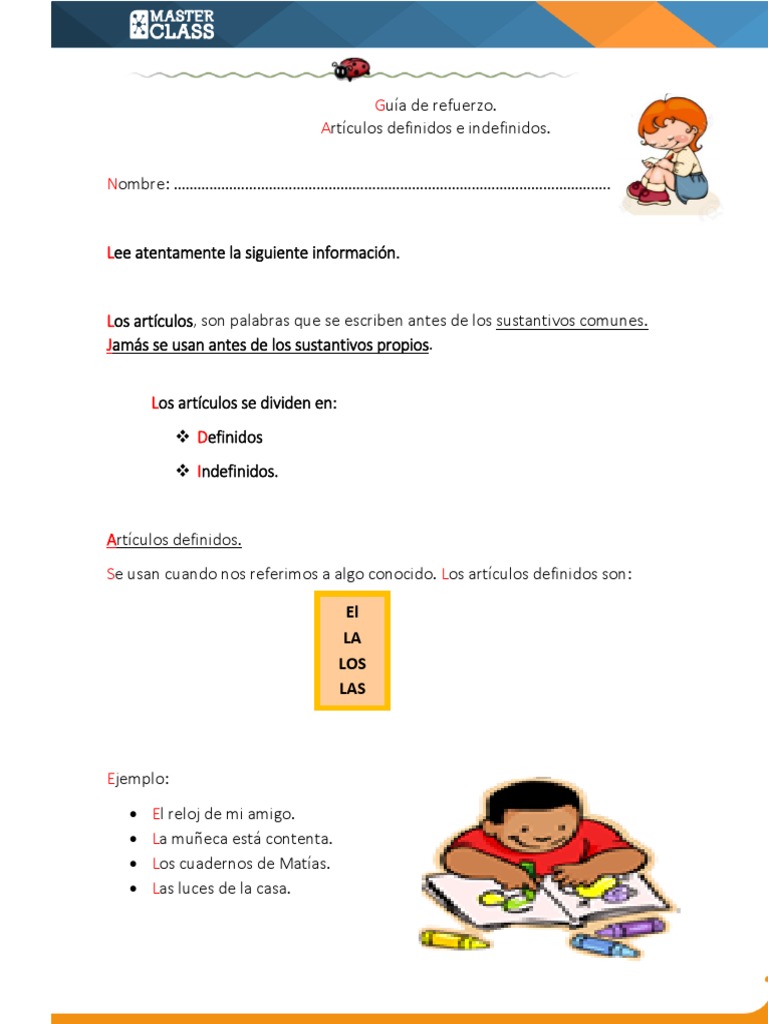 Guía de Artículos en Español | PDF