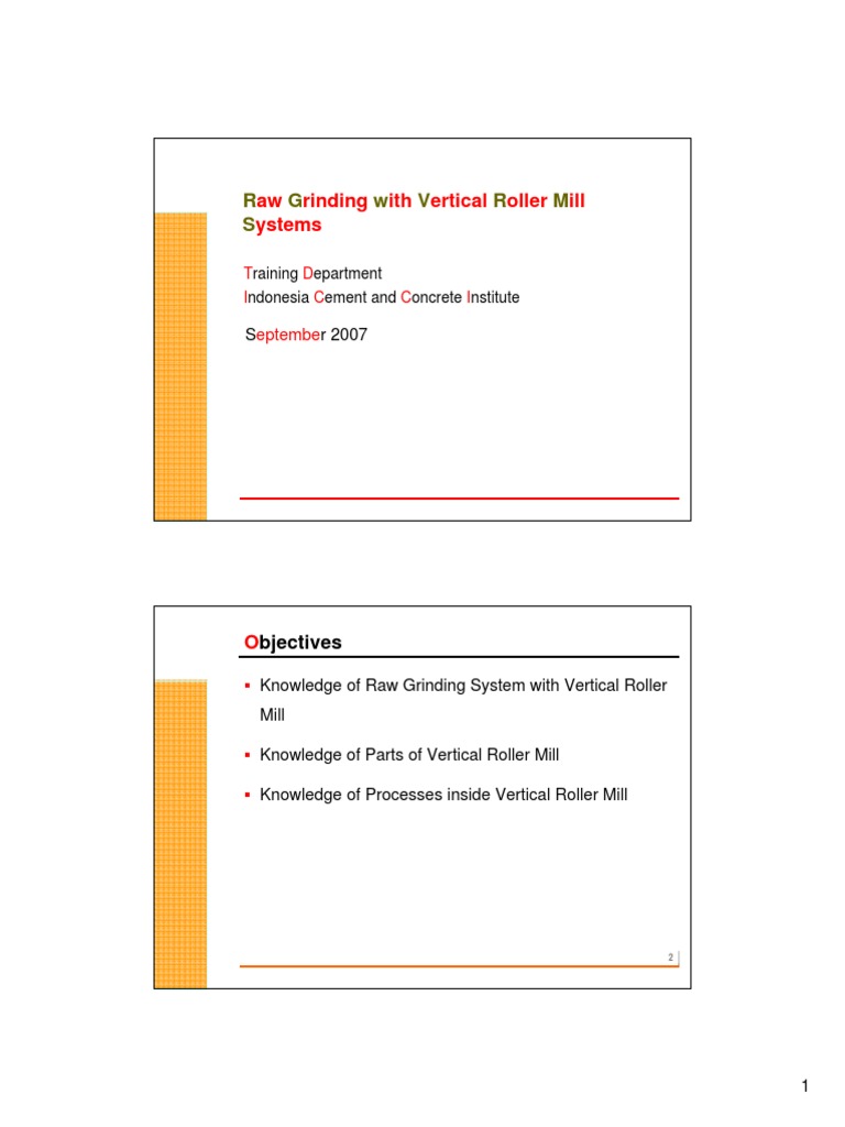 Raw Grinding System | PDF | Mill (Grinding) | Turbine