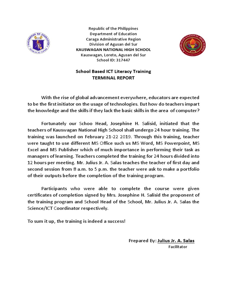 Terminal Report | PDF