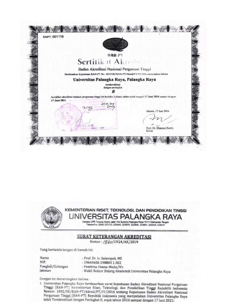 Akreditas Universitas Dan Program Studi PDF | PDF