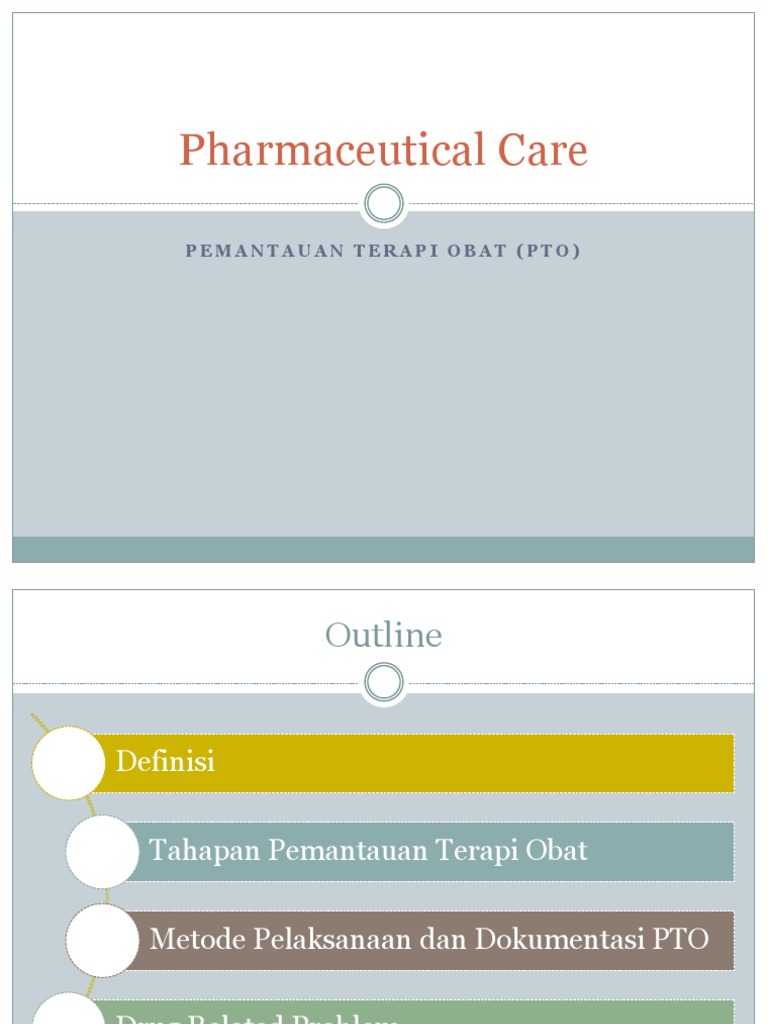 Panduan Pemantauan Terapi Obat | PDF