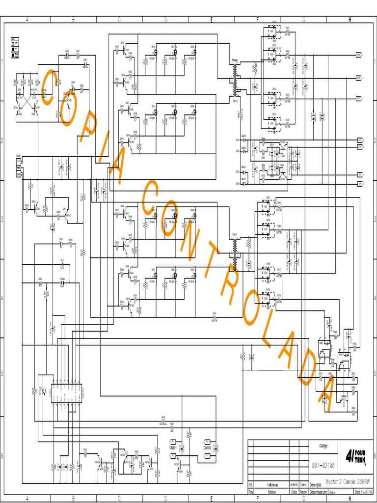 Módulo Megacharge 2500 Esquema PDF | PDF