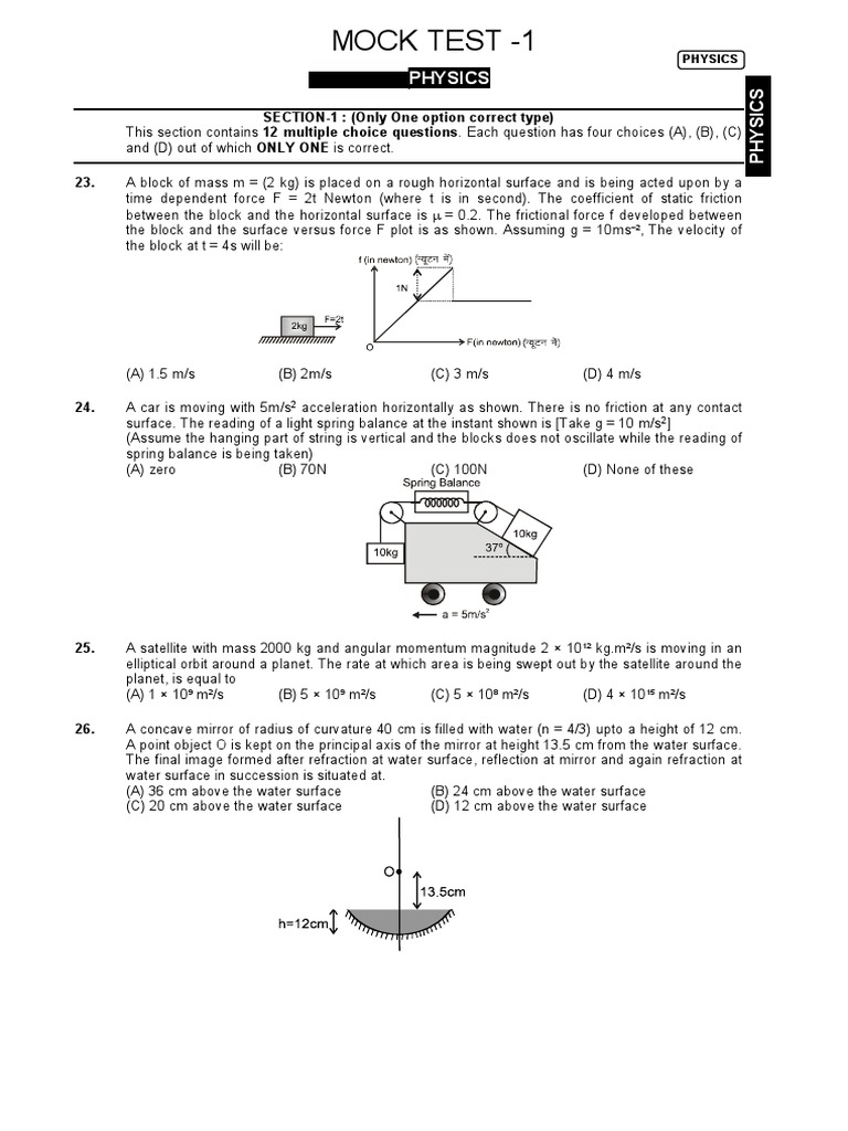 Allen Physics Tough Questions PHYSICS | PDF | Orbit | Gravity