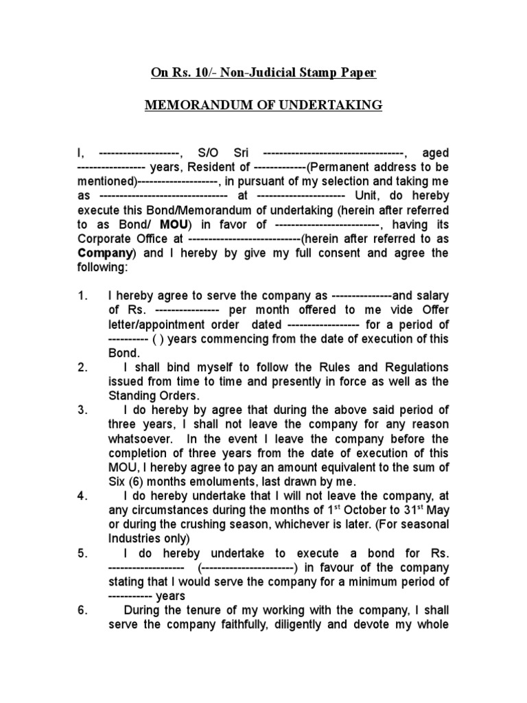 Employment Bond | PDF | Virtue | Private Law