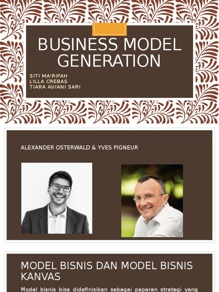 Business Model Generation | PDF
