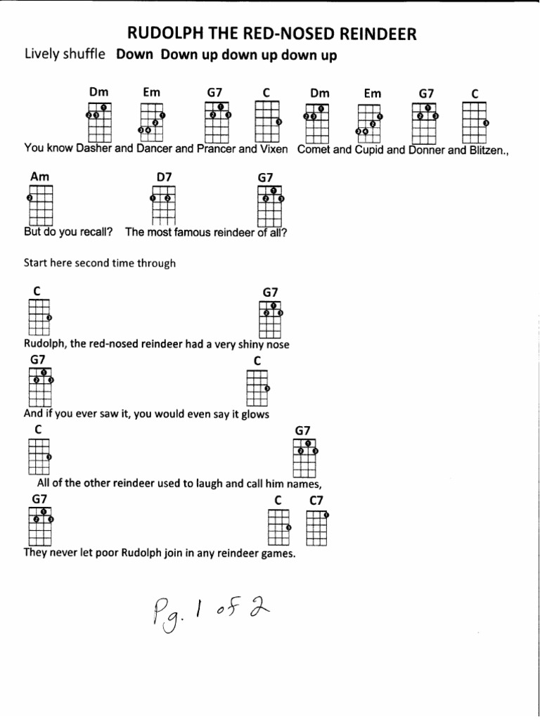 Rudolph The Red-Nosed Reindeer PDF | PDF