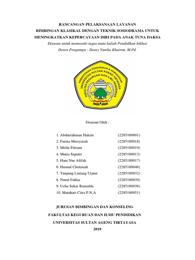 Makalah Inklusi Dan RPL Tuna Daksa-1 | PDF | Karier & Perkembangan ...