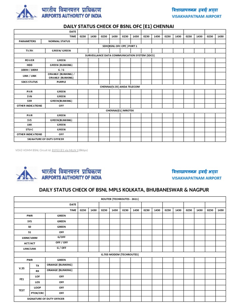 Ofc (BSNL & Railtel) Daily | PDF | Telecommunications | Data Transmission