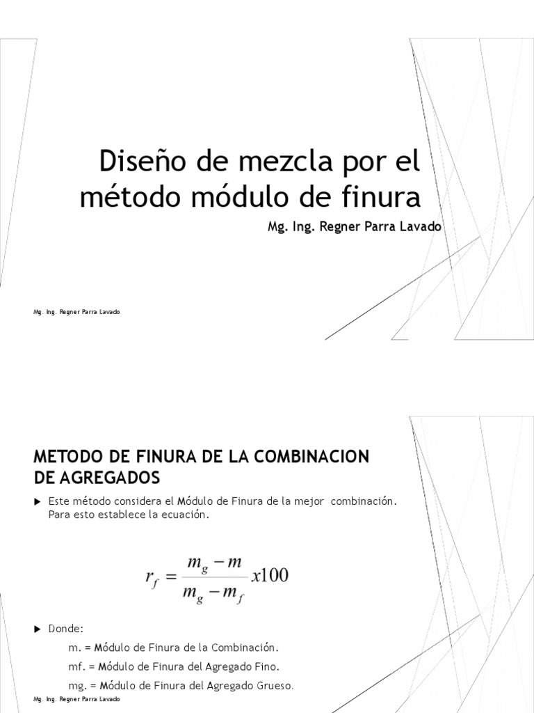 Método de Módulo de Fineza | PDF | Cemento | Hormigón