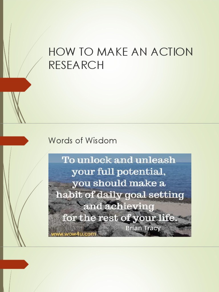 How To Make An Action Research | PDF | Data Analysis | Hypothesis
