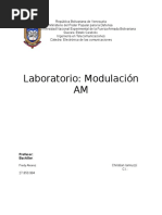 Práctica 2 Modulación y Demodulación de Amplitud (AM) | PDF | Modulación | Radio