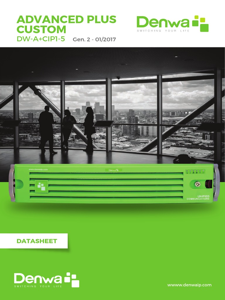 Datasheet Denwa Advanced Plus Custom | Download grátis PDF | Protocolos ...