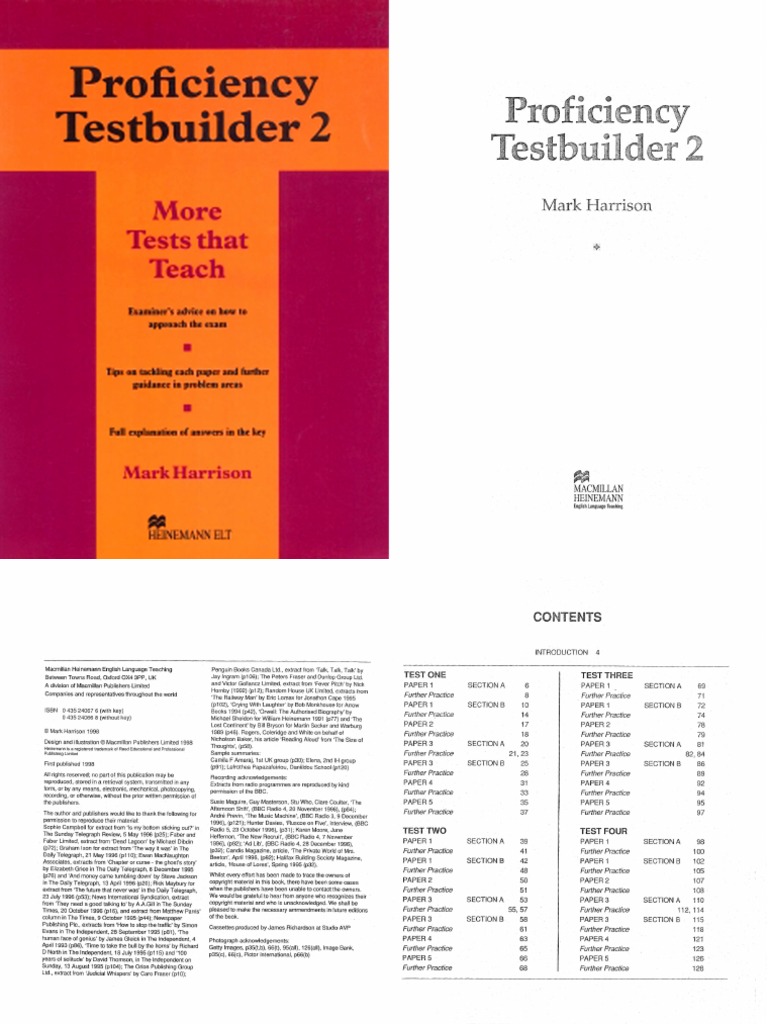 Test Builder 2 | PDF