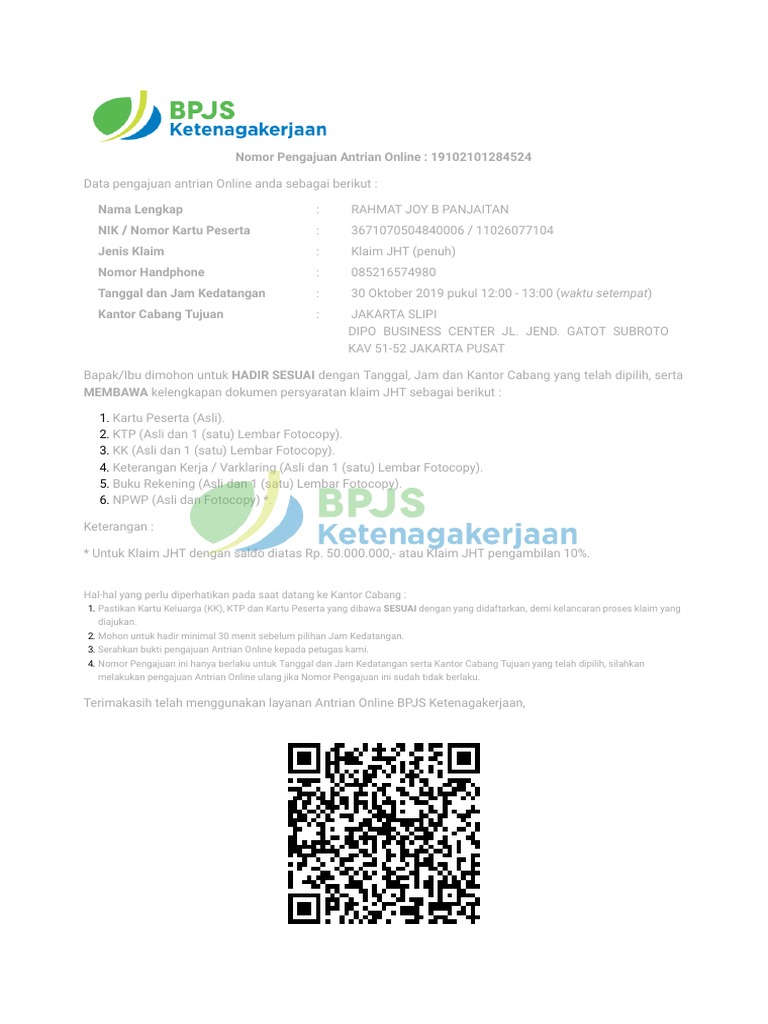 Antrian Online Bpjs | PDF